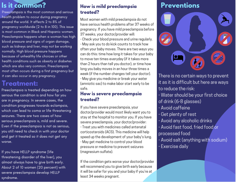 Brochure :: preeclampsia